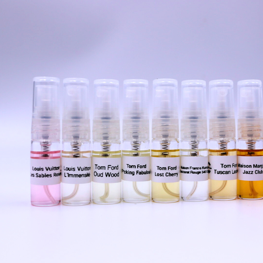 Cologne Collection: Fragrance Samples & Travel Sizes